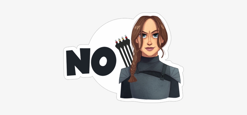 Viber Sticker «hunger Games - Hunger Games Stickers PNG Image ...