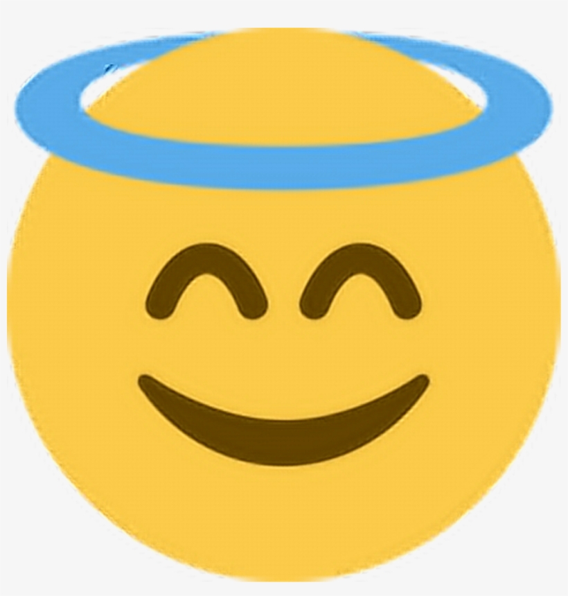 Download Smile Angel Happy Halo Emoji Emoticon Face Expression ...