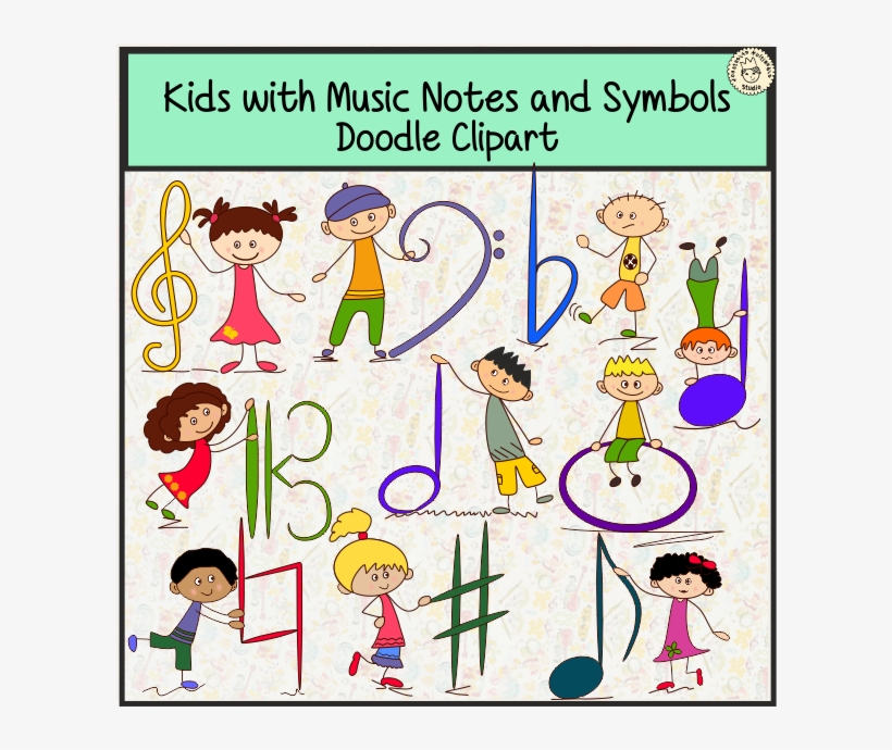 Kids Music Notes Clipart
