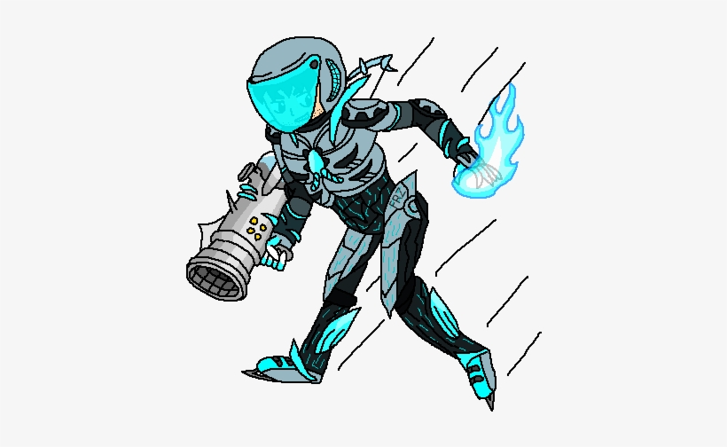 Drawn Armor Terraria - Terraria Vortex Armor Profile PNG Image ...