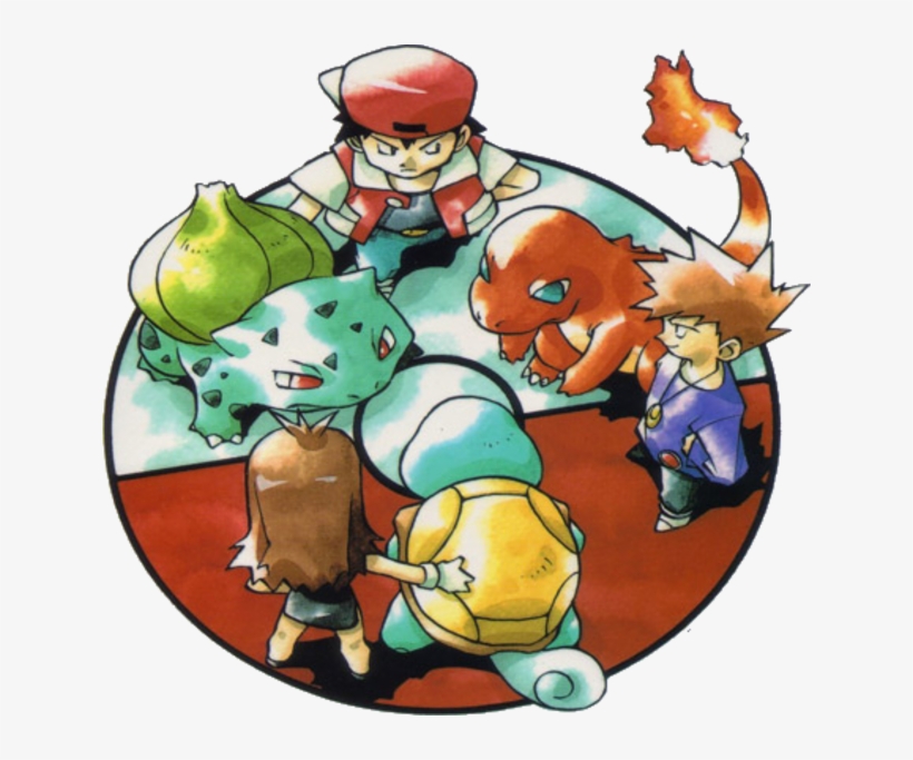 Kanto Gym Leaders Old Vs New - Pokemon Red Blue Artwork PNG Image ...