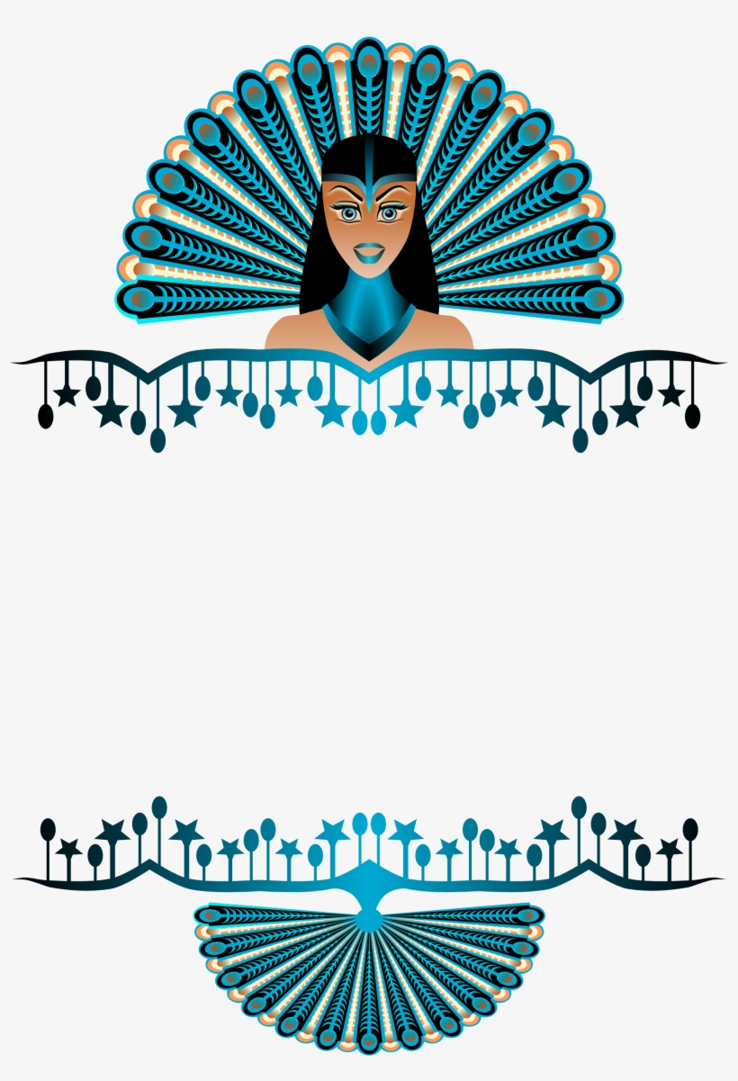 Peacock Feather Border Clipart - Decorative Frame Vector Free Png PNG ...
