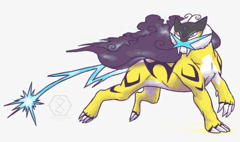 Raikou The Thunderstorm By 6t - Raikou PNG Image | Transparent PNG Free ...