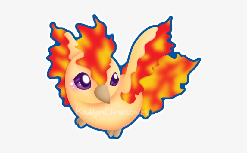 Moltres V2 By Kaitlynclinkscales - Pokemon Chibi Moltres PNG Image ...