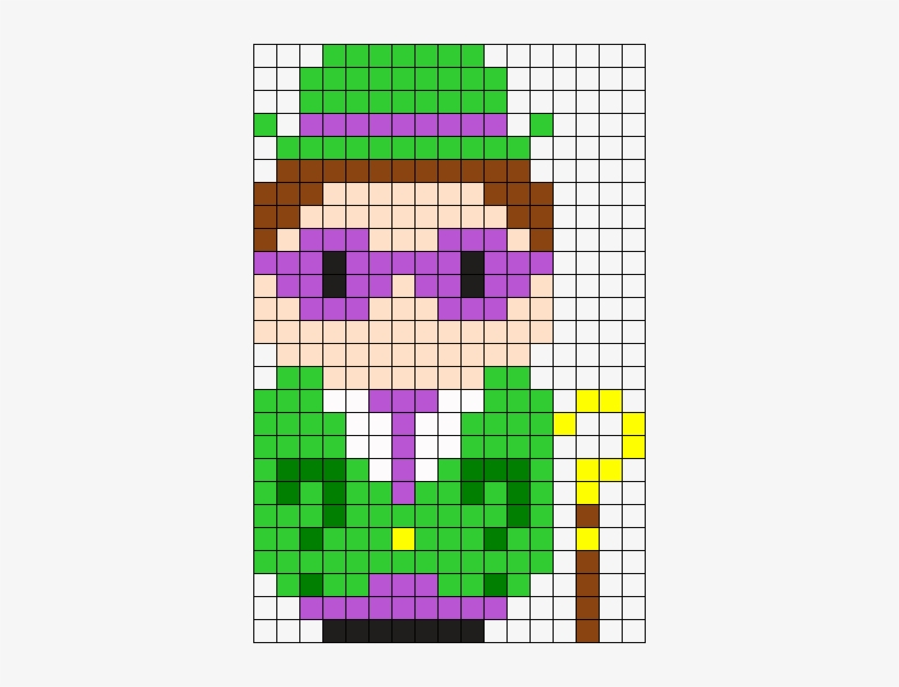The Riddler Perler Bead Pattern / Bead Sprite - Bead PNG Image ...