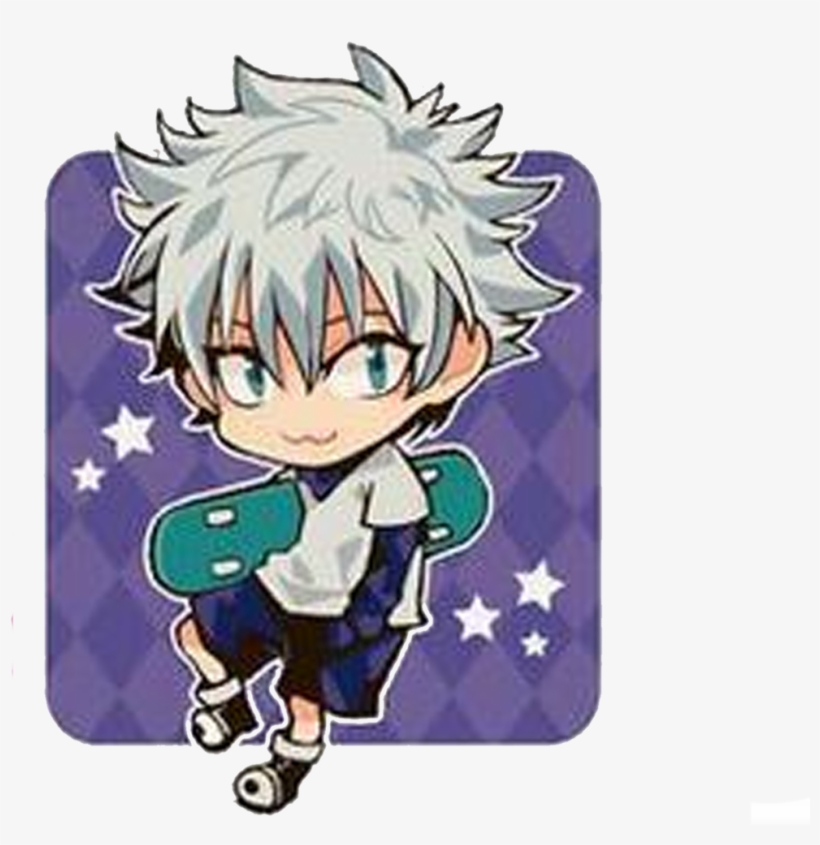 Acrylic Killua Zoldyck Keychain - Hunter X Hunter Killua Chibi PNG ...