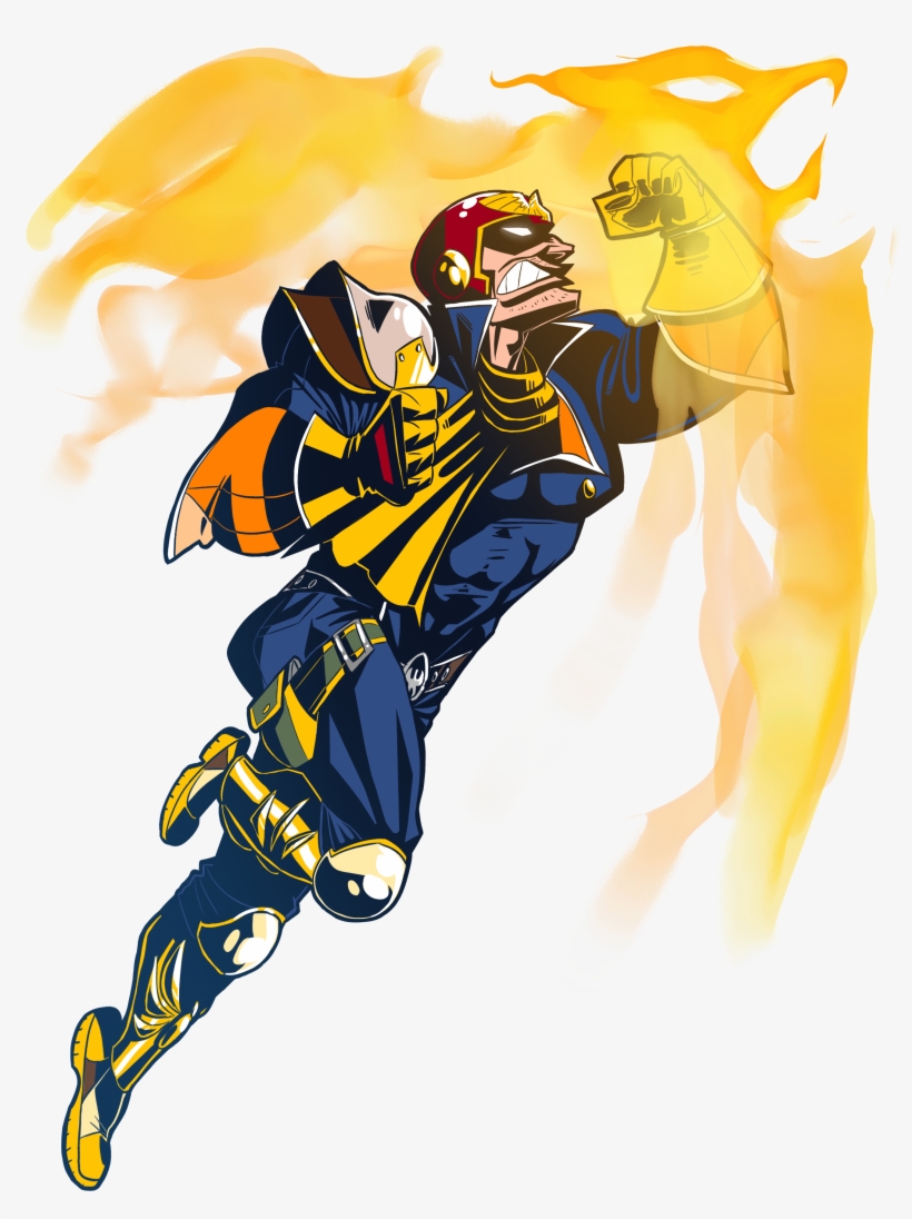 Captain Falcon Knee Wallpaper