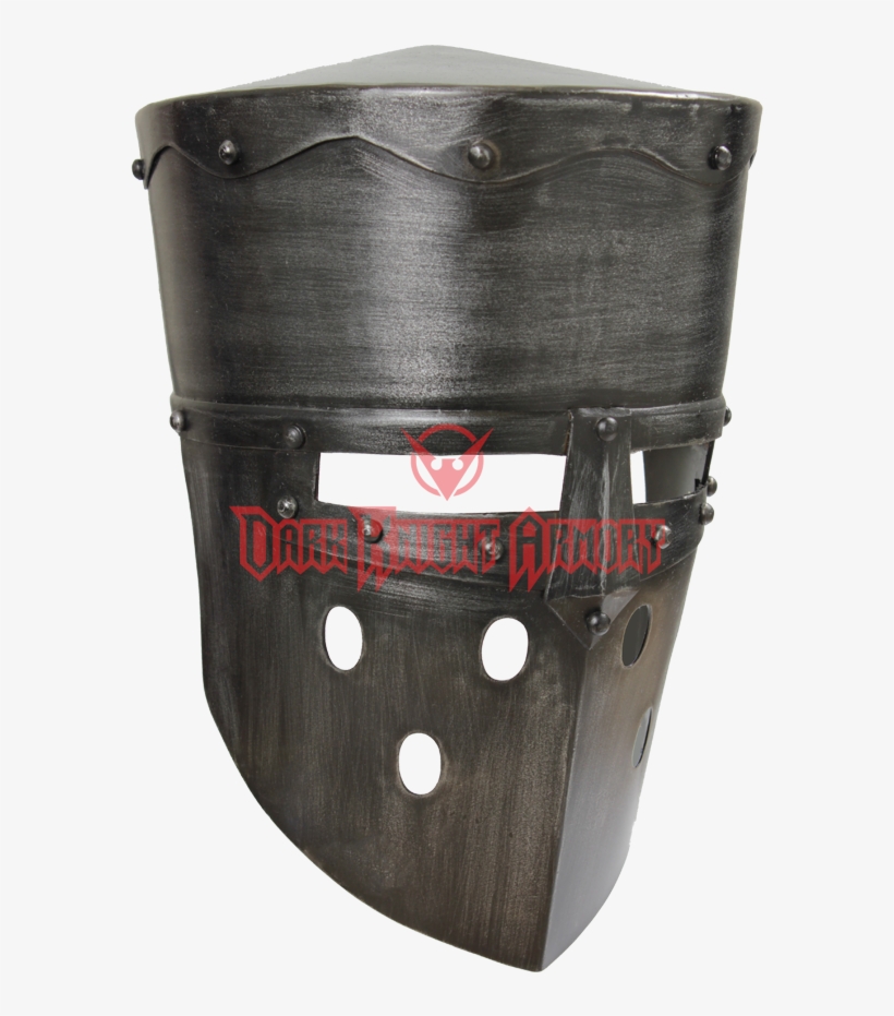 Dark Knight Armoury - Armor Venue - Crusader Helmet - Dark Metal Finish ...
