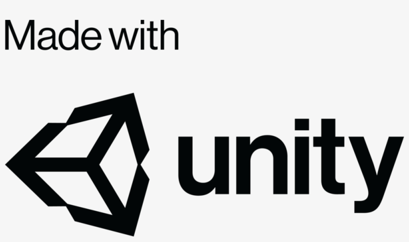 Made With Unity Black - Unity 3d PNG Image | Transparent PNG Free ...