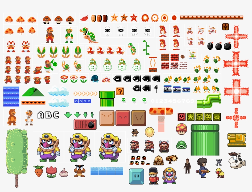 Unity 5 How To Make A Sprite From Png Mario 2d Sprites PNG Image Transparent PNG Free 