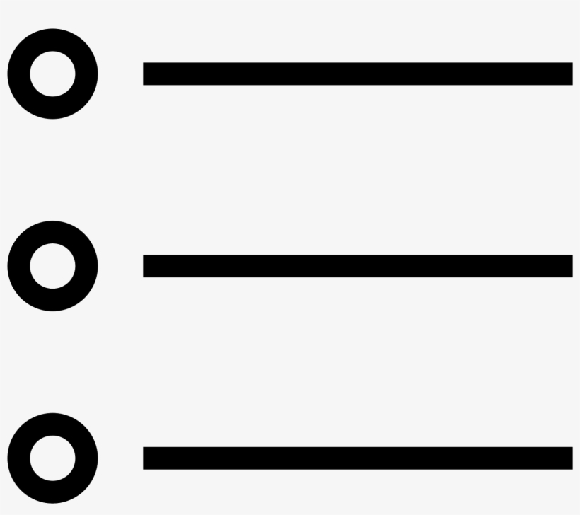 Download Clip Art Library Bulleted List Icon Free Download Png - List ...