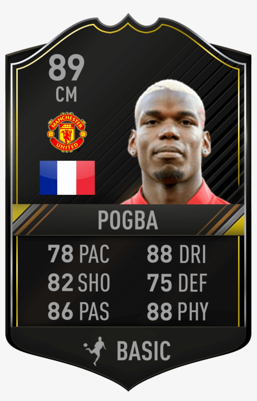 Fifa 17 - Pogba Fifa 17 Card PNG Image | Transparent PNG Free Download ...