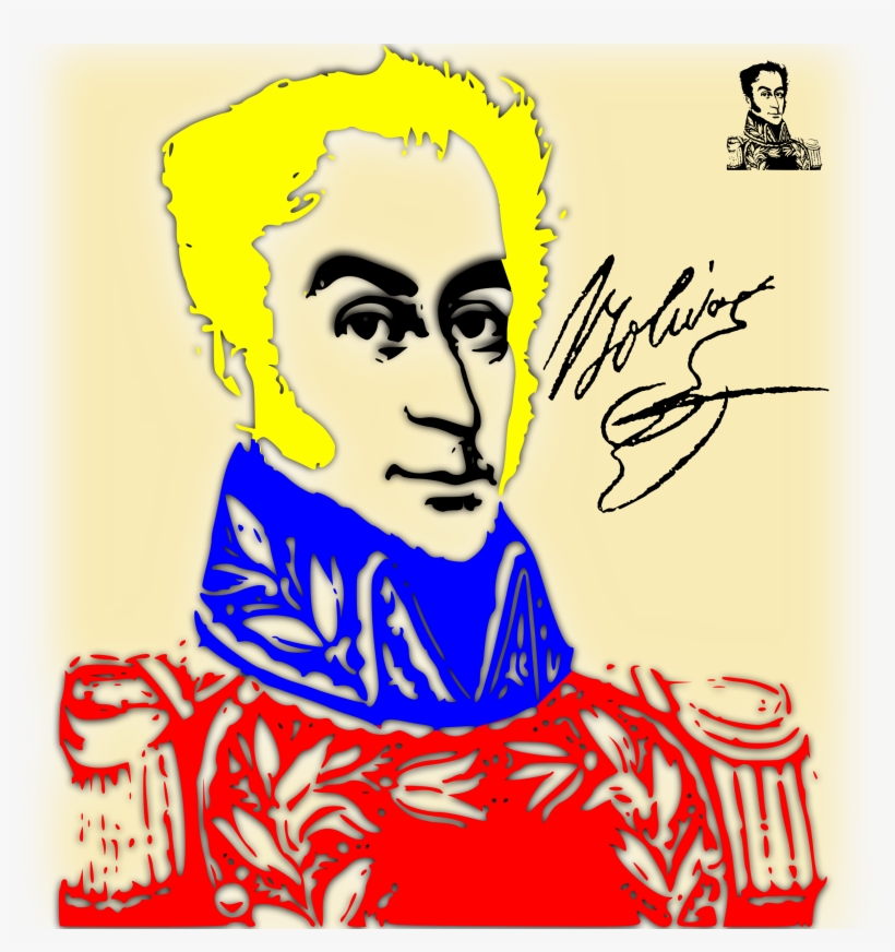 Venezuela Clipart - Simon Bolivar Svg PNG Image | Transparent PNG Free ...