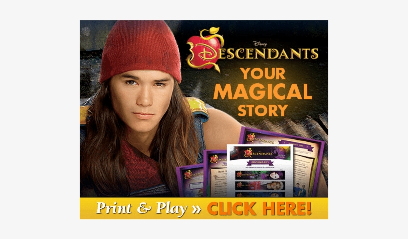 Disney Descendants On Dvd Plus Activity Sheets - Descendants The Rotten ...