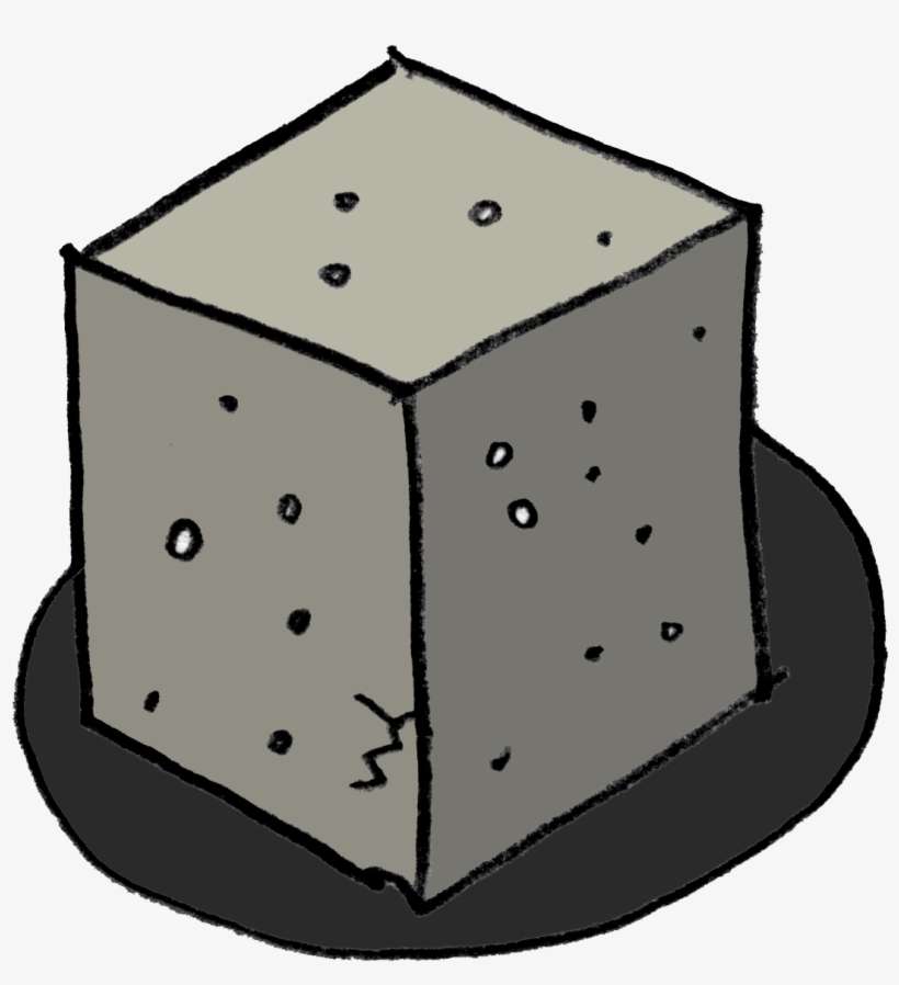 The Enormous Concrete Block - Concrete Cartoon Png PNG Image ...