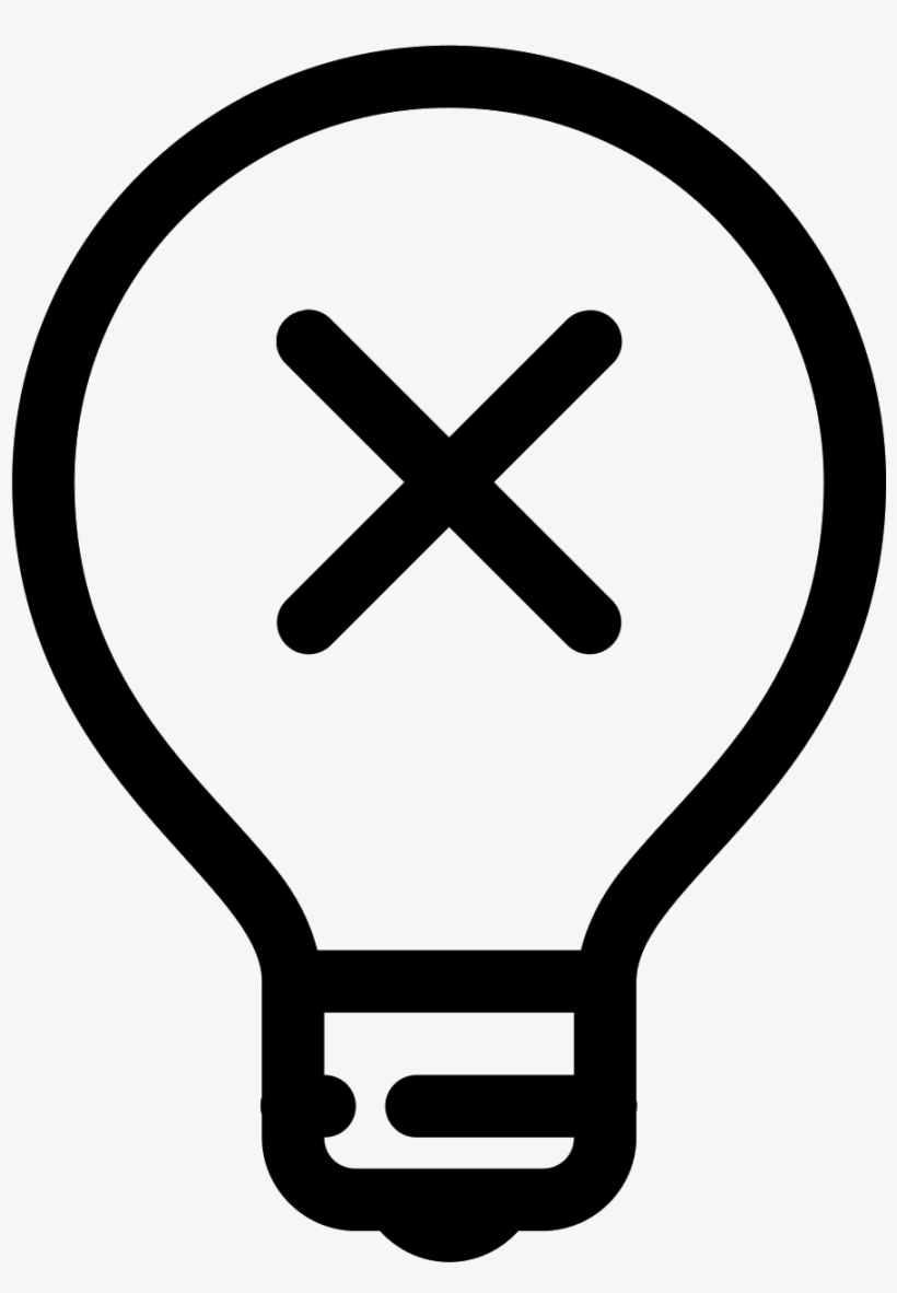 Download Light Off Icon - Light Bulb Transparent Background ...