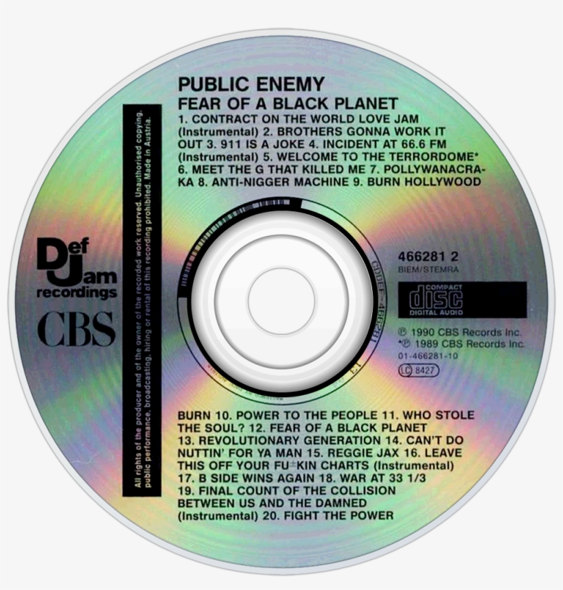 Fear Of A Black Planet ( - Def Jam Recordings PNG Image | Transparent ...