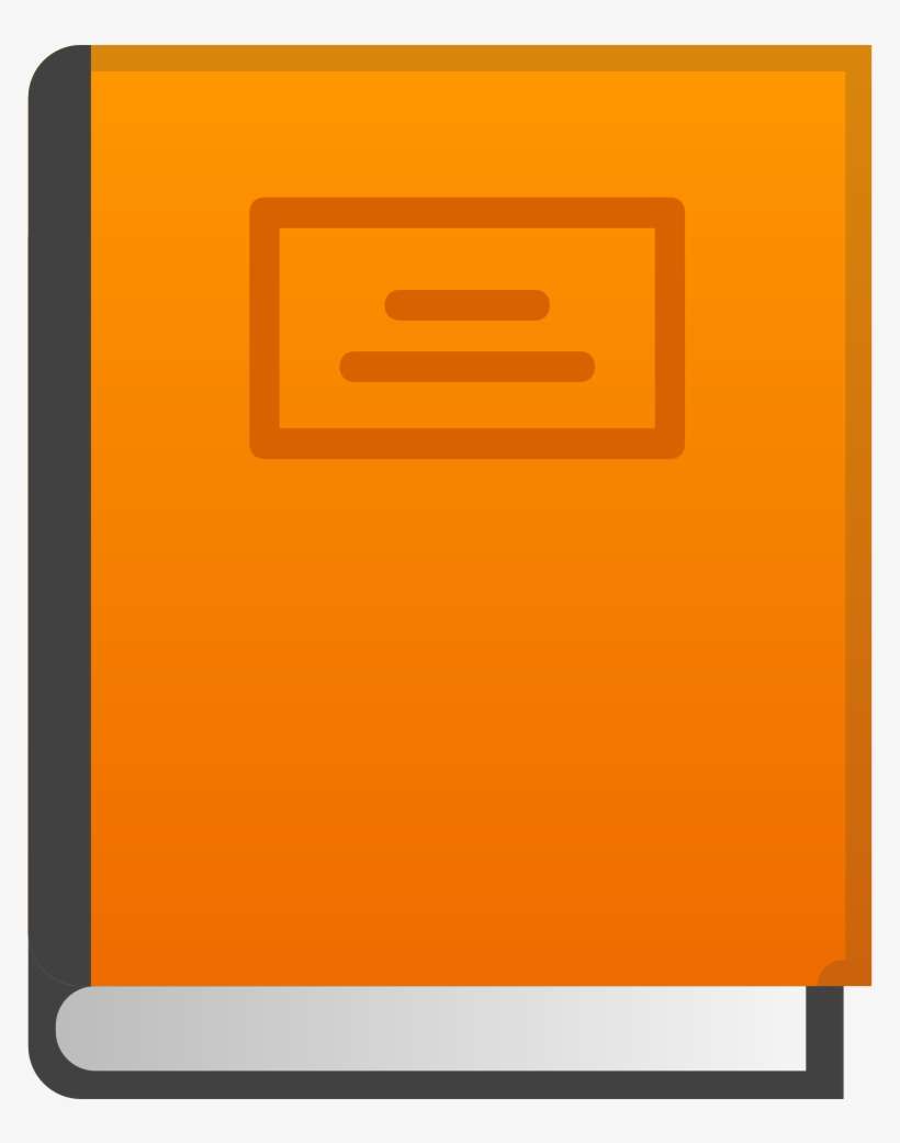 Download Orange Book Icon - Orange Book Icon Png | Transparent PNG ...