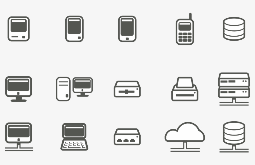 Download Medium Image - Network Icon Set Png | Transparent PNG Download ...
