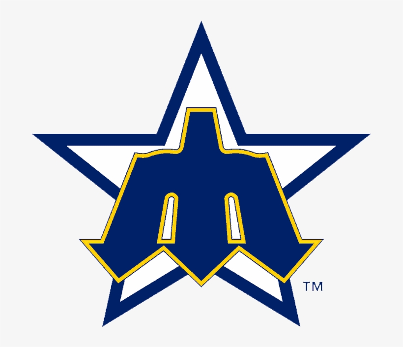 Seattle Mariners Logo 1980 To 1986 - Seattle Mariners Old Logo PNG ...