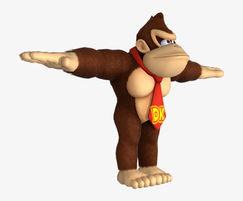 Download Sonic Transparent Donkey Kong - Donkey Kong T Pose ...