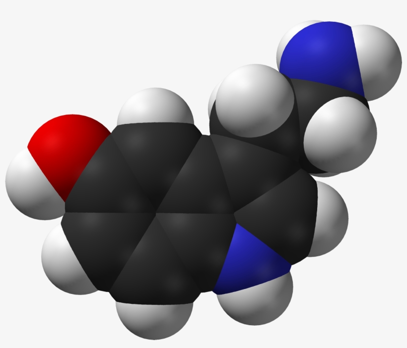 Serotonin Spartan Hf Based On Xtal 3d - Serotonin Space Filling Model ...