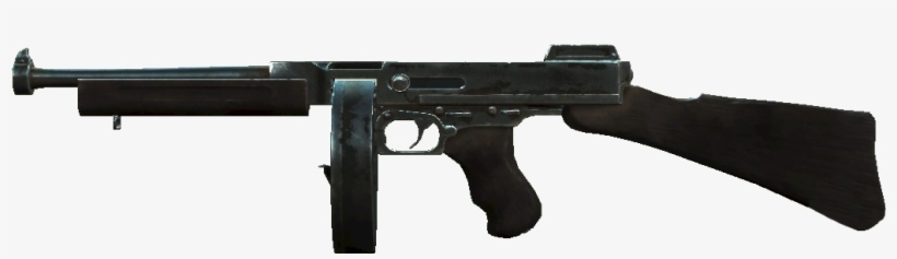 Silver Submachine Gun - Silver Shooter Fallout 4 PNG Image ...