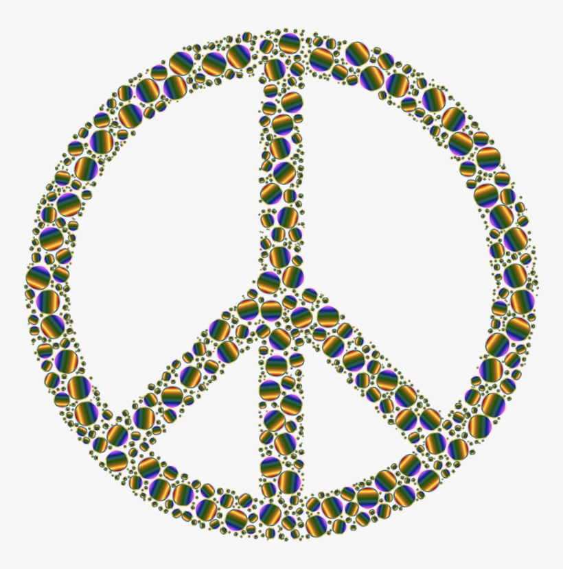 Download Peace Symbols Hippie Doves As Symbols - Peace And Love Logo | Transparent PNG Download ...
