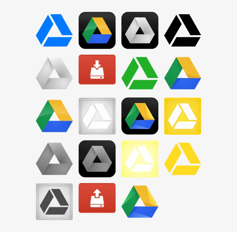 Google Drive Icon Pack By Abhash Bikram Thapa - Google Drive PNG Image ...