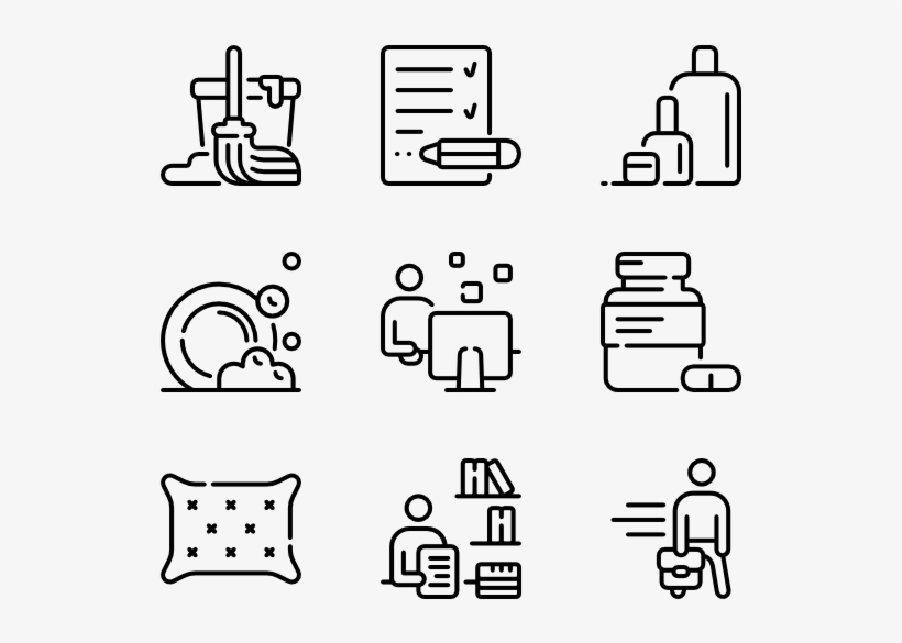 Download Daily Routine Objects & Actions - Law Icon | Transparent PNG ...