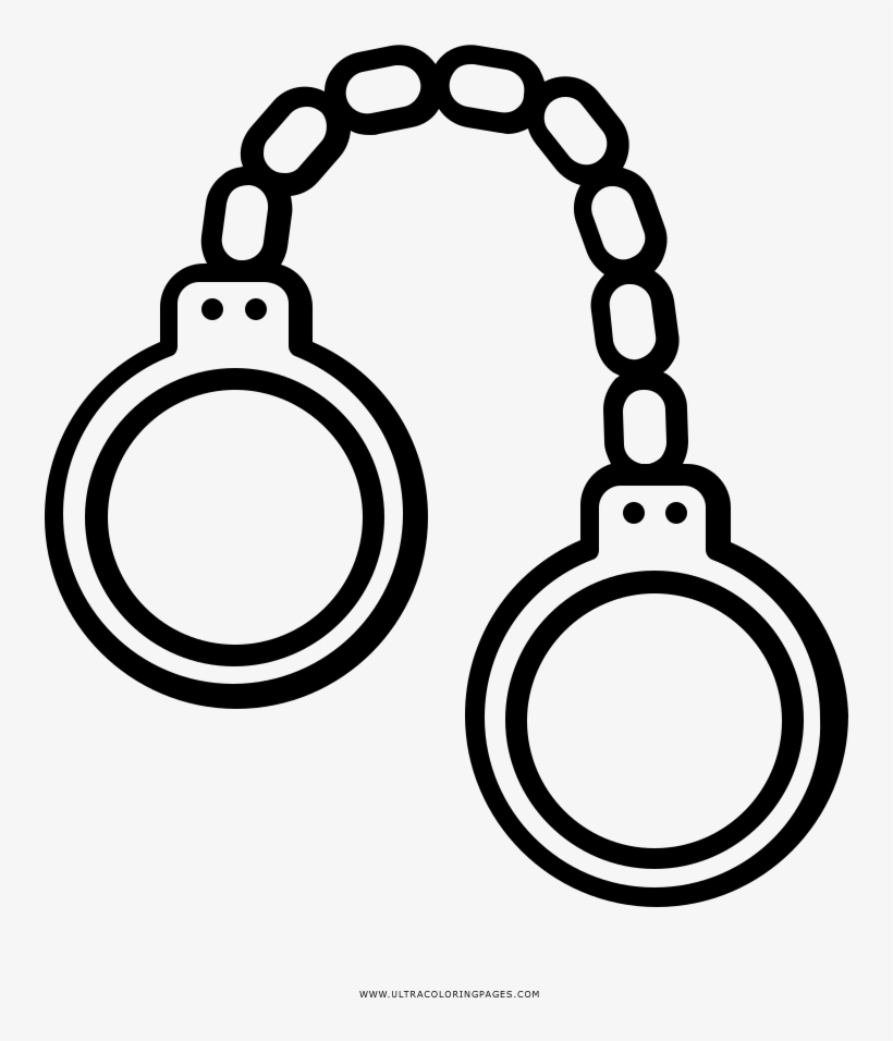 Better Handcuffs Coloring Pages Page Ultra - Circle PNG Image ...
