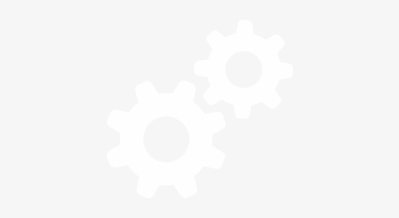Gear Icon Png White - White Cogs Icon Png PNG Image | Transparent PNG ...