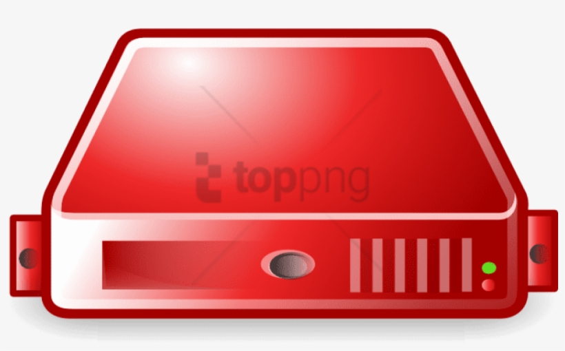 Server Clipart Server Icon - Server Icon Red PNG Image | Transparent ...
