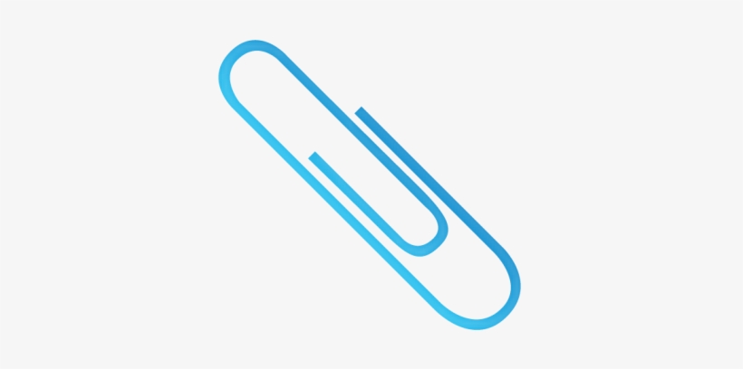 Paperclip-blue - Blue Paperclip Png PNG Image | Transparent PNG Free ...