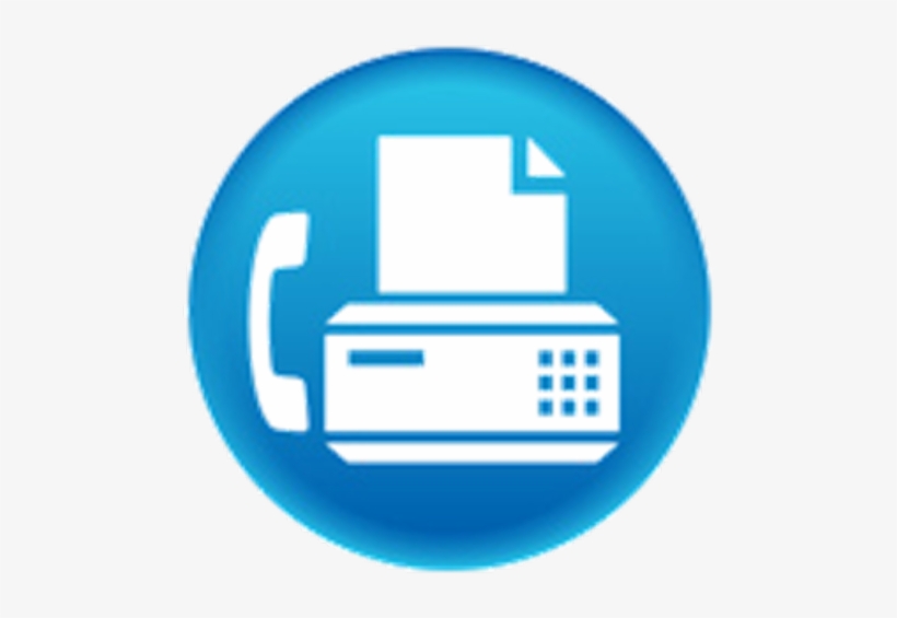 Download Fax Icon Png Blue | Transparent PNG Download | SeekPNG