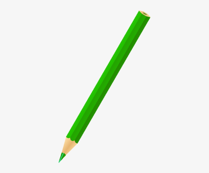 Download Color Pencil Green - Color Pencil Color Vector Png ...