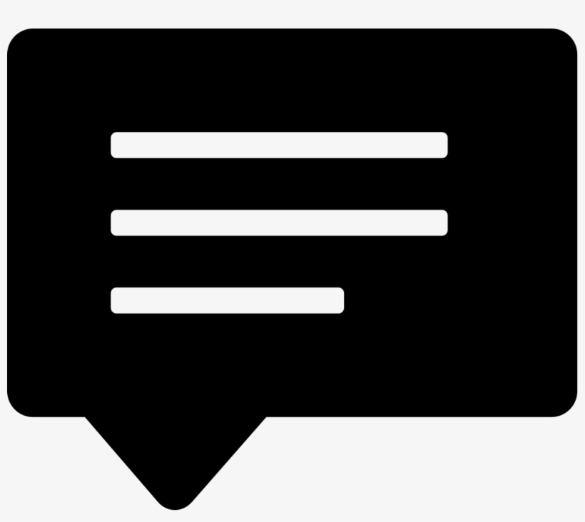 Download Comment Comment Comments - Black Comment Icon | Transparent ...