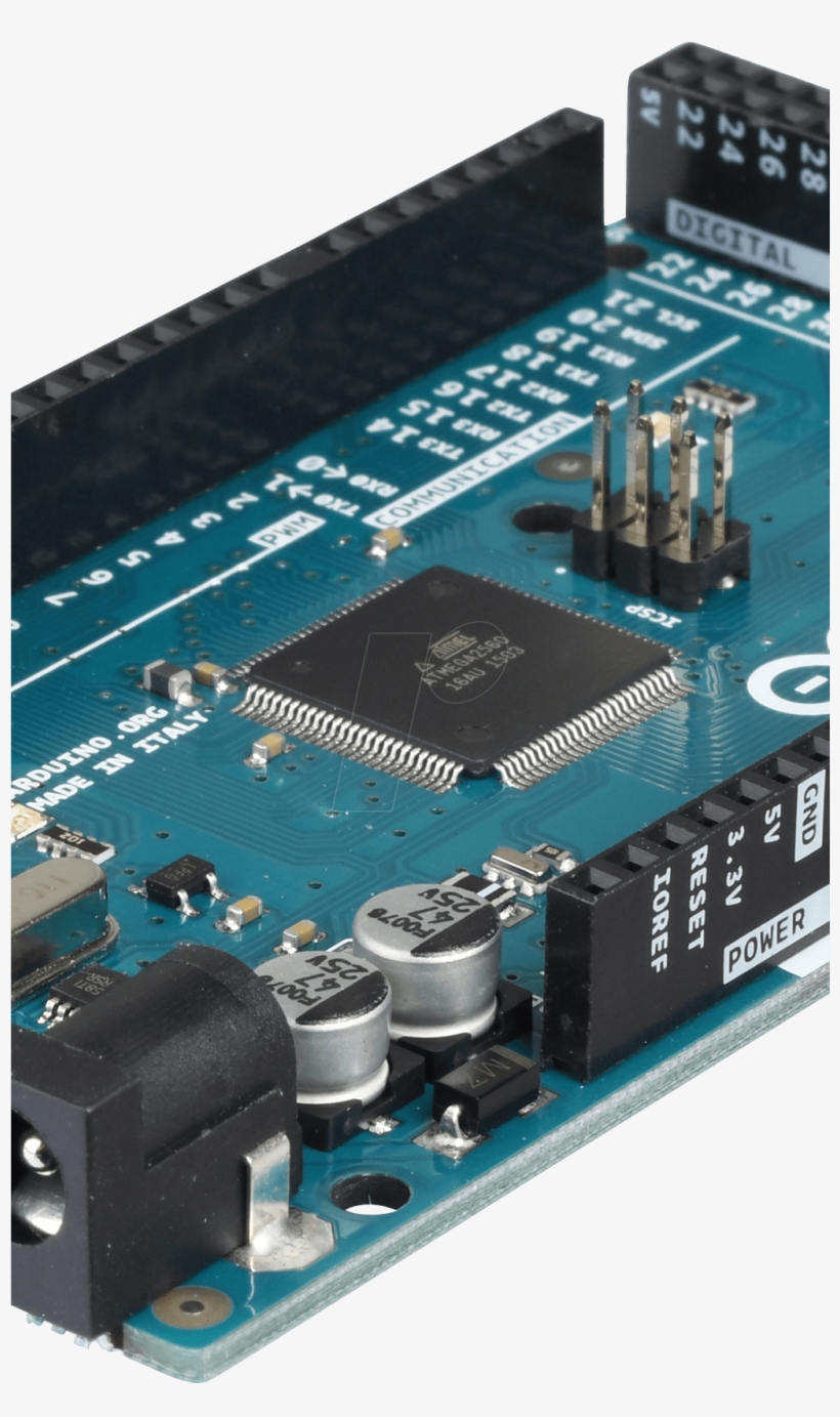 Arduino Mega 2560 - Arduino Mega 2560 R3 A000067 PNG Image ...
