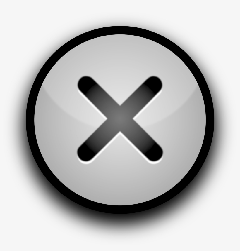 Download Cancel Button Clipart Svg - Close Button Gif | Transparent PNG ...