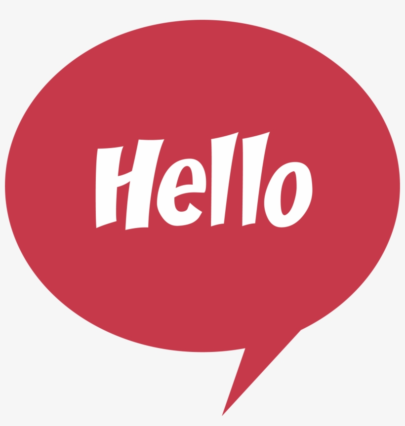 Download Hello Transparent Background Png - Dialogue Box Hello ...
