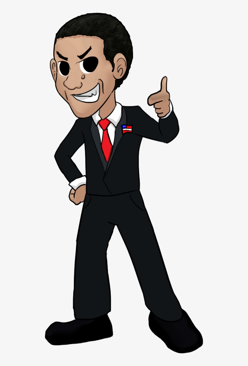 Small Obama - Cartoon PNG Image | Transparent PNG Free Download on SeekPNG