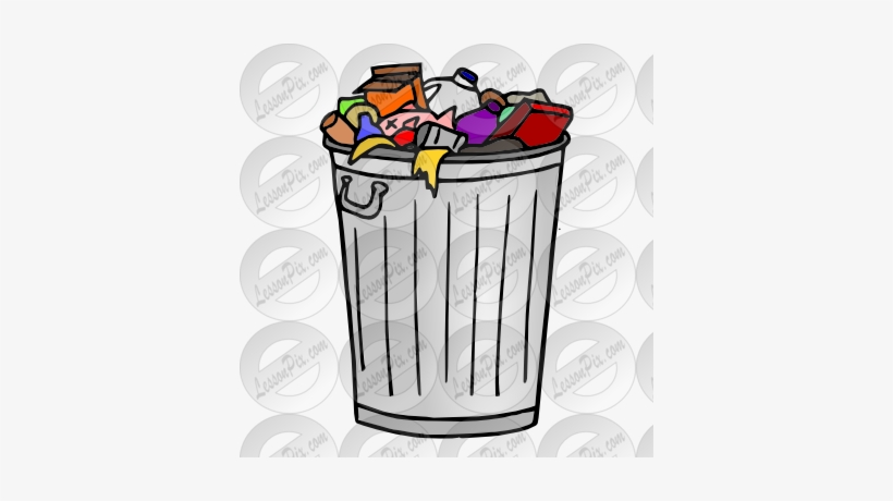 Classroom Trash Can Clipart