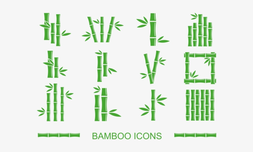 Bamboo Icons Vector - Bambú Vector Png PNG Image | Transparent PNG Free ...