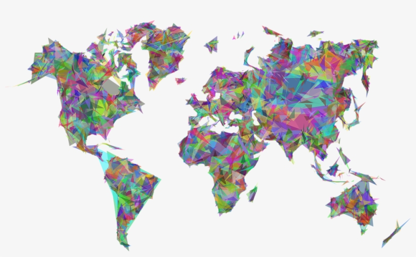 Abstract World Map Png Transparent - Watercolor World Map 1 PNG Image ...