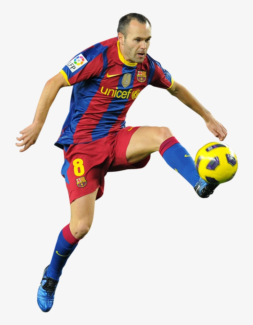 Renders Transparent Png Pictures - Iniesta White Background PNG Image ...