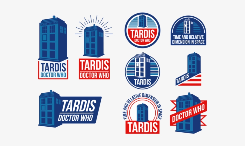 Police Box Tardis Vector Labels - Doctor Who Vector PNG Image ...