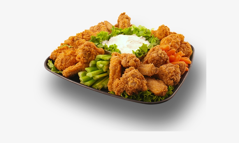 Spicy Chicken Wing Tray - Fried Chicken Platter Png PNG Image | Transparent PNG Free Download on ...