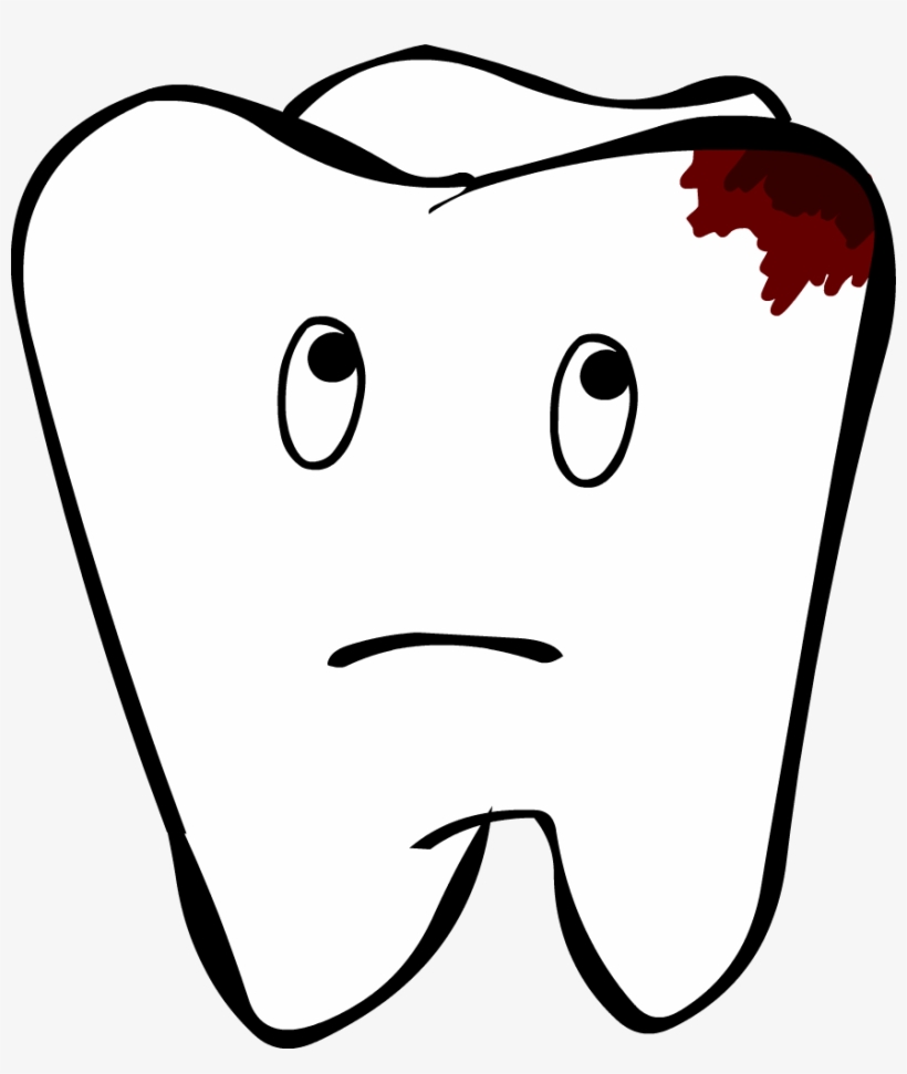 Drawing Tooth Line Art Pencil - Diente Con Caries Png PNG Image ...