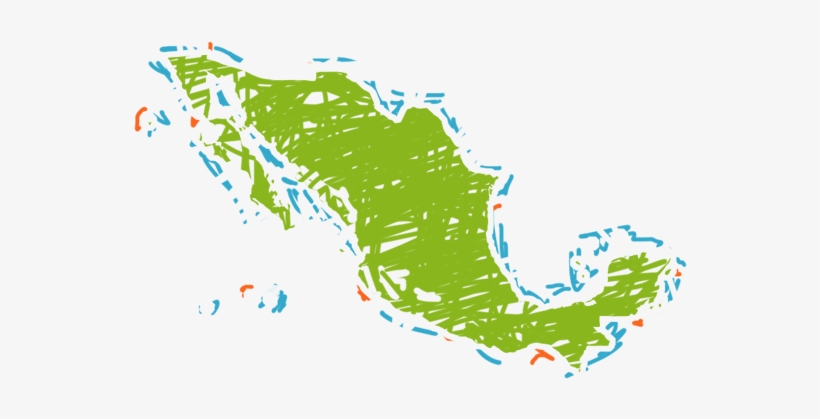 Country Illustration Mexico Rxtitle - Mexico Country Png Map PNG Image ...