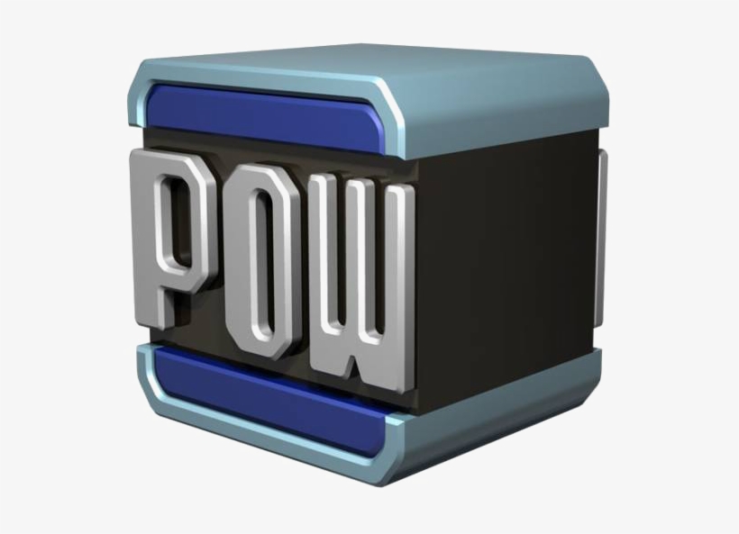 Pow - Mario Kart Pow Block PNG Image | Transparent PNG Free Download on ...